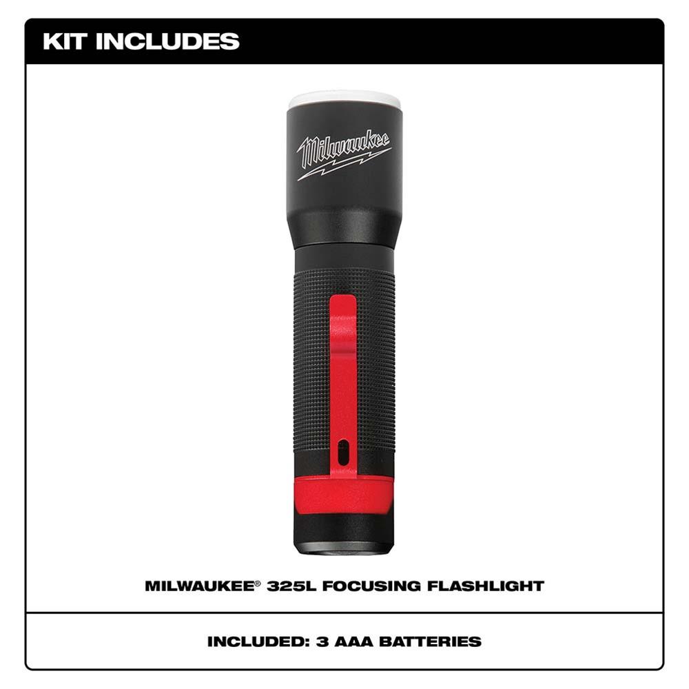 Milwaukee Tool 2107 Milwaukee Focusing Flashlights | DX Engineering