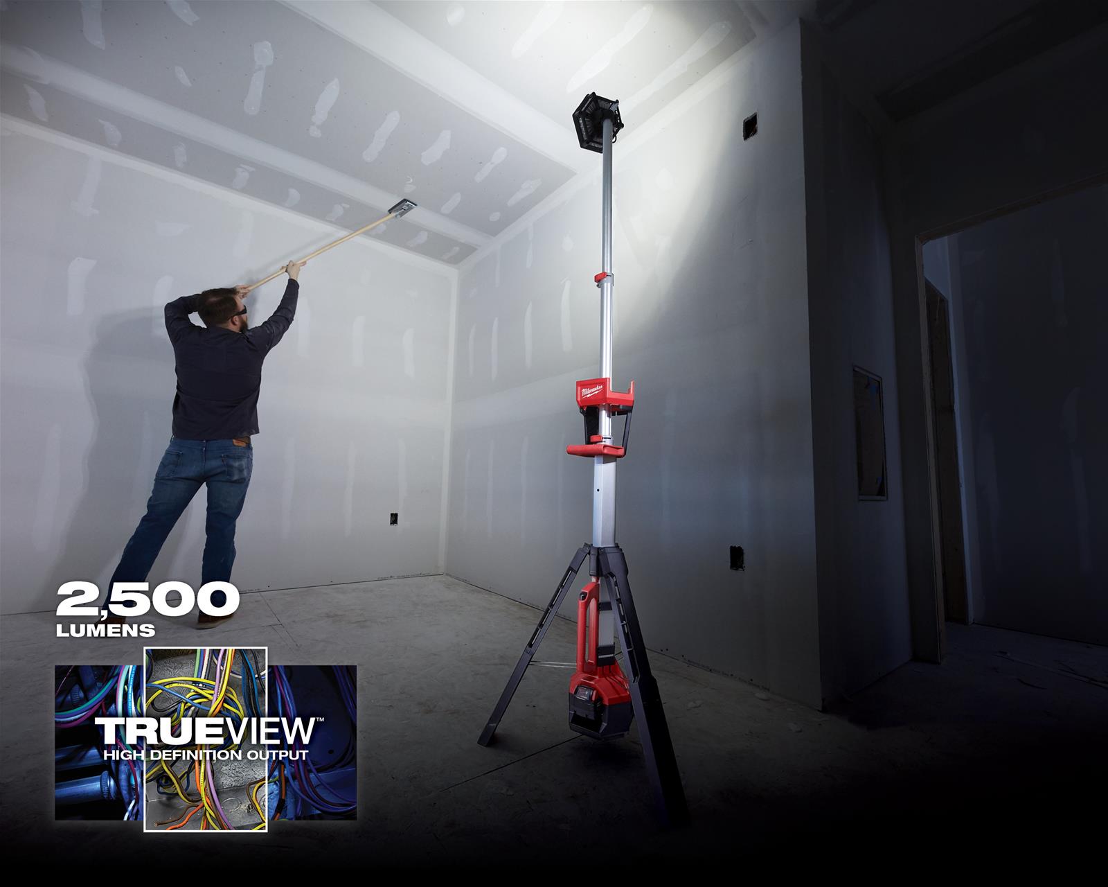 Milwaukee Tool 2131-20 Milwaukee M18 ROCKET Dual Power Tower Lights ...