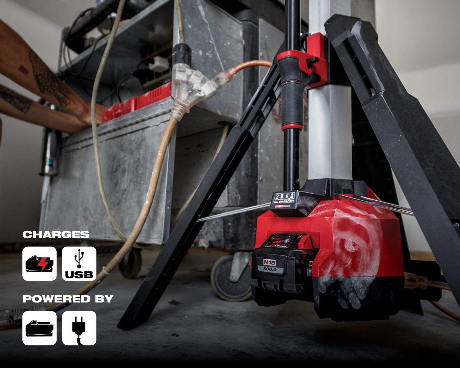 Milwaukee Tool 2136-20 Milwaukee M18 ROCKET Tower Lights | DX Engineering