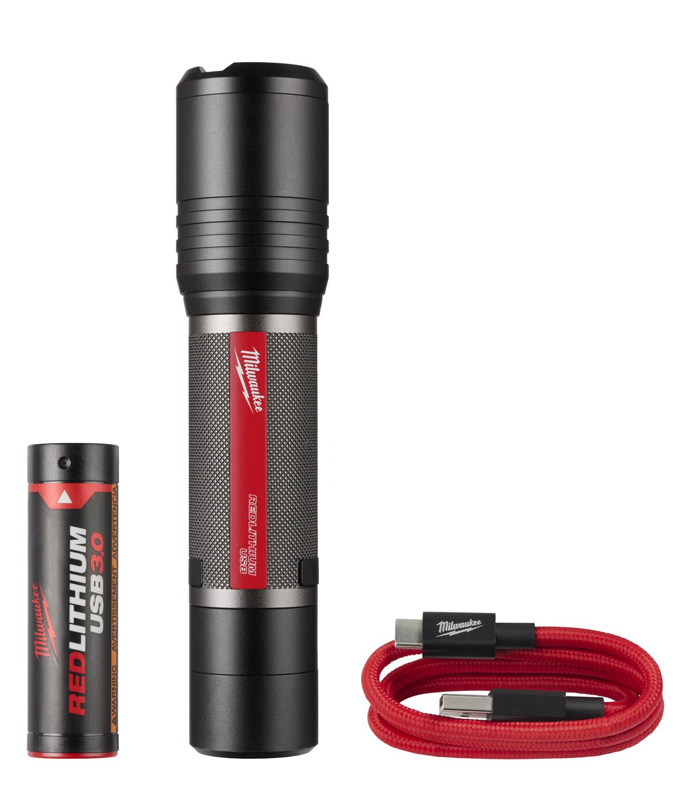 Milwaukee Tool 2162-21 Milwaukee REDLITHIUM USB 2,000L Slide Focus Flashlights | DX Engineering