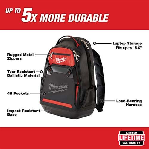 Milwaukee Tool 48-22-8200 Milwaukee Jobsite Backpacks | DX Engineering