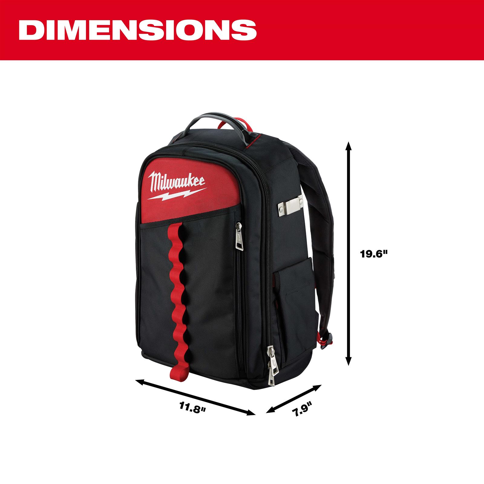 Milwaukee Tool 48-22-8202 Milwaukee Low-Profile Backpacks | DX Engineering