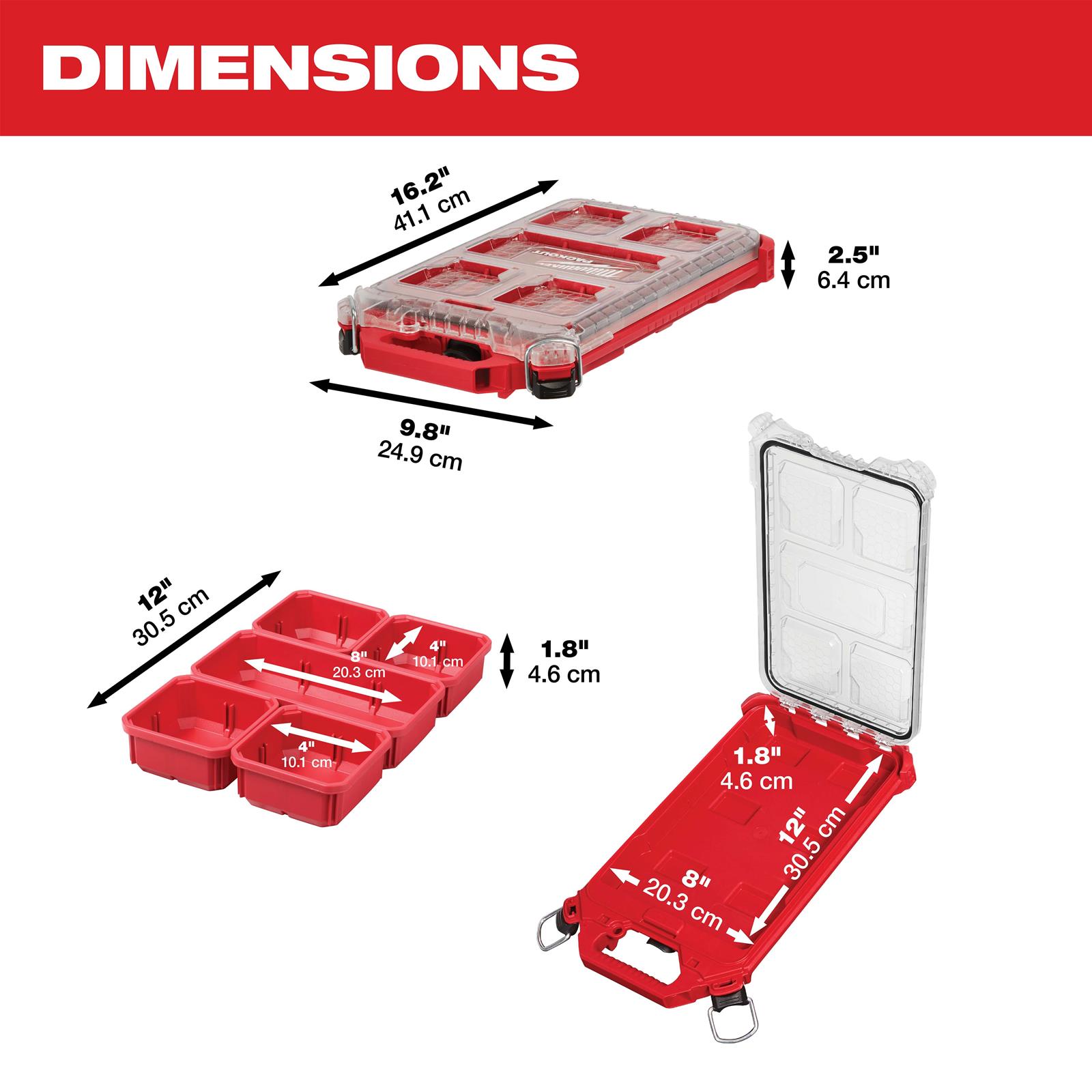 Milwaukee Tool 48-22-8436 Milwaukee PACKOUT Organizers | DX Engineering