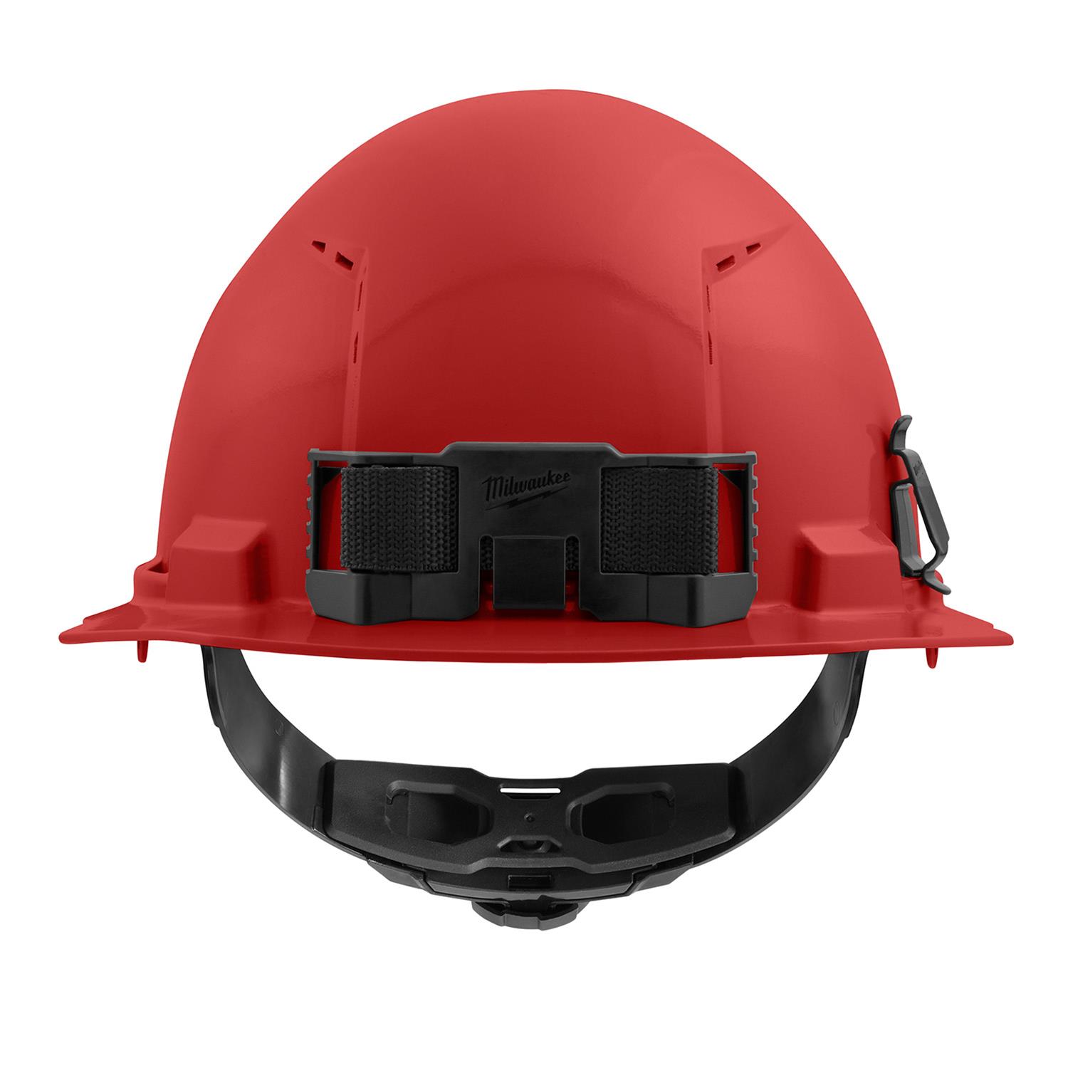 Milwaukee Tool 48-73-1208 Milwaukee Front Brim Vented Hard Hats with 4 ...