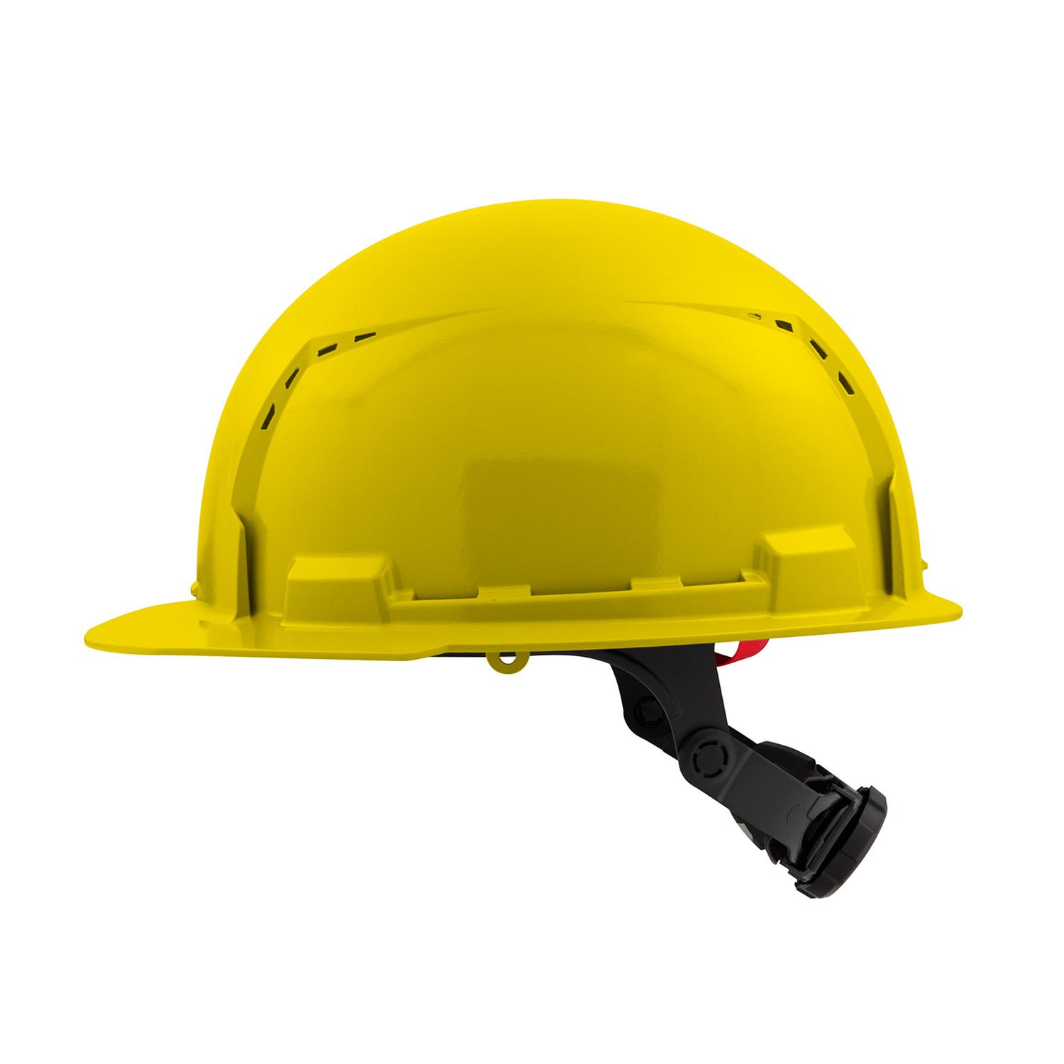 Milwaukee Tool 48-73-1222 Milwaukee Front Brim Vented Hard Hats with 6 ...