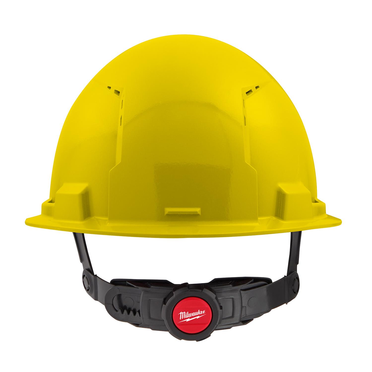 Milwaukee Tool 48-73-1222 Milwaukee Front Brim Vented Hard Hats with 6 ...