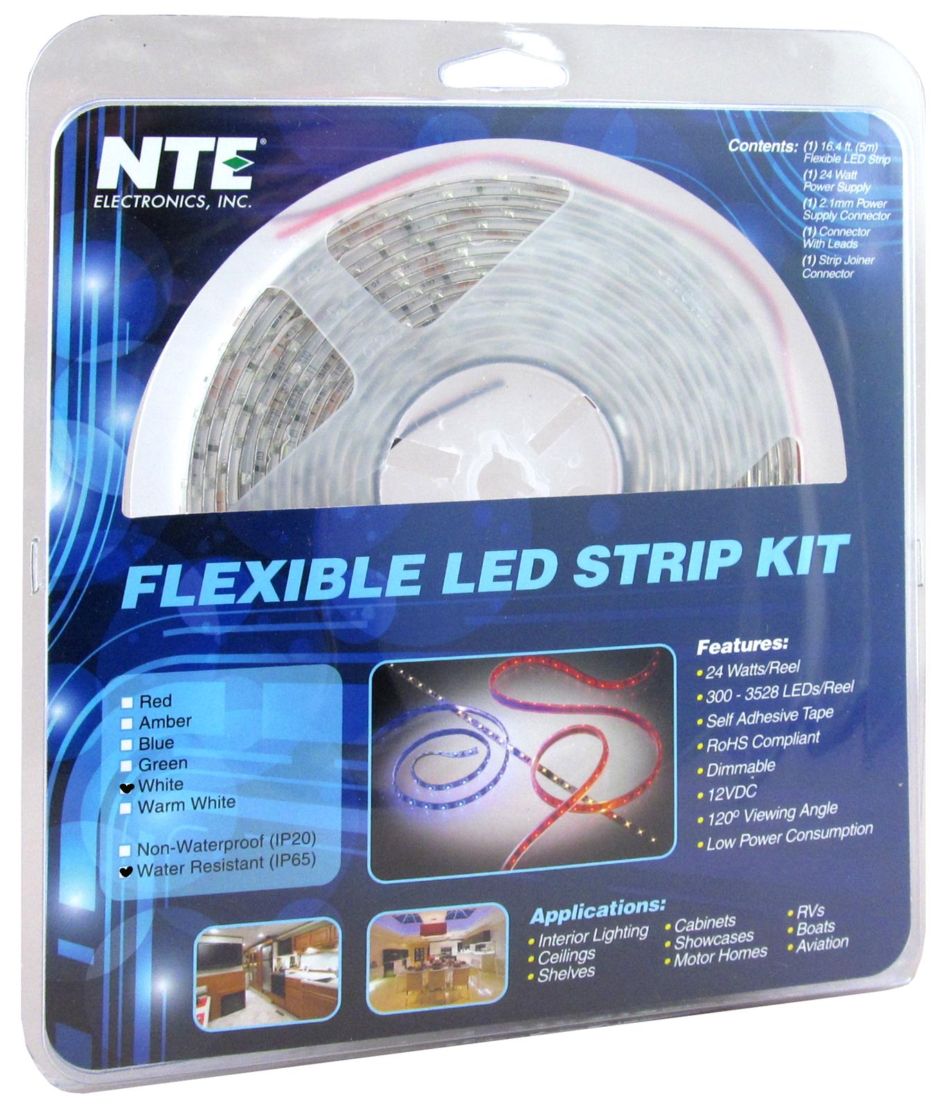 NTE Electronics Inc. 69-36W-WRKIT NTE Electronics LED Light Strips ...