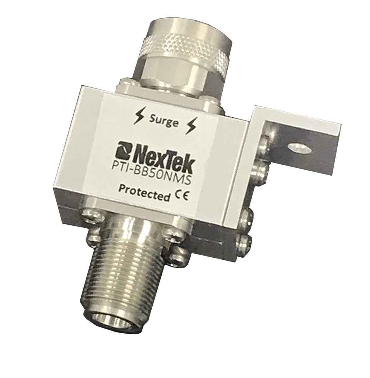 NexTek PTI-BB50NMS NexTek PTI-BB50 Series DC Block Coaxial RF Lightning ...