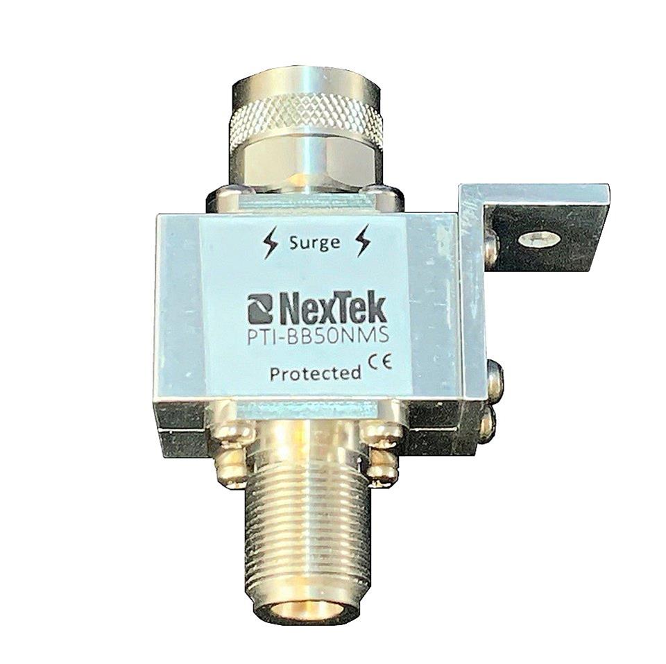 NexTek PTI-BB50NMS NexTek PTI-BB50 Series DC Block Coaxial RF Lightning ...