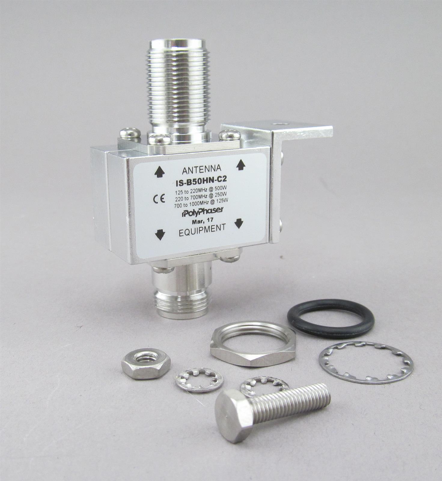 PolyPhaser IS-B50HN-C2 PolyPhaser Coaxial Lightning Protectors | DX ...