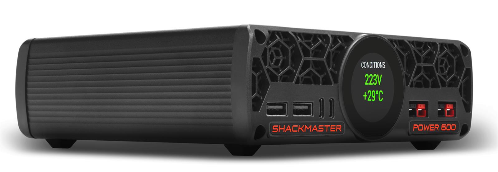 RigExpert POWER-600 Shackmaster Power 600 Compact Desktop Power Supply ...