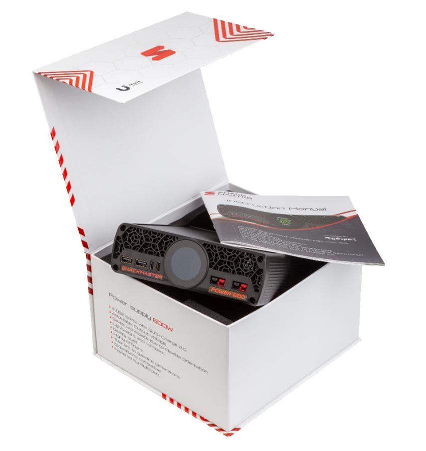 RigExpert POWER-600 Shackmaster Power 600 Compact Desktop Power Supply ...