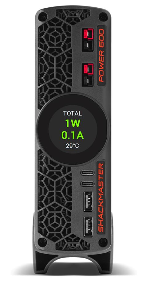 RigExpert POWER-600 Shackmaster Power 600 Compact Desktop Power Supply ...