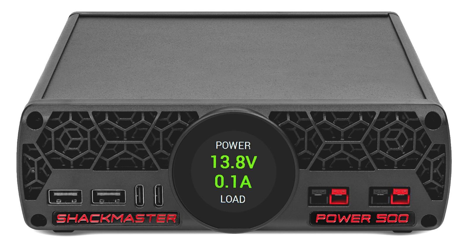 RigExpert POWER500 Shackmaster Power 500 Compact Desktop Power Supply ...