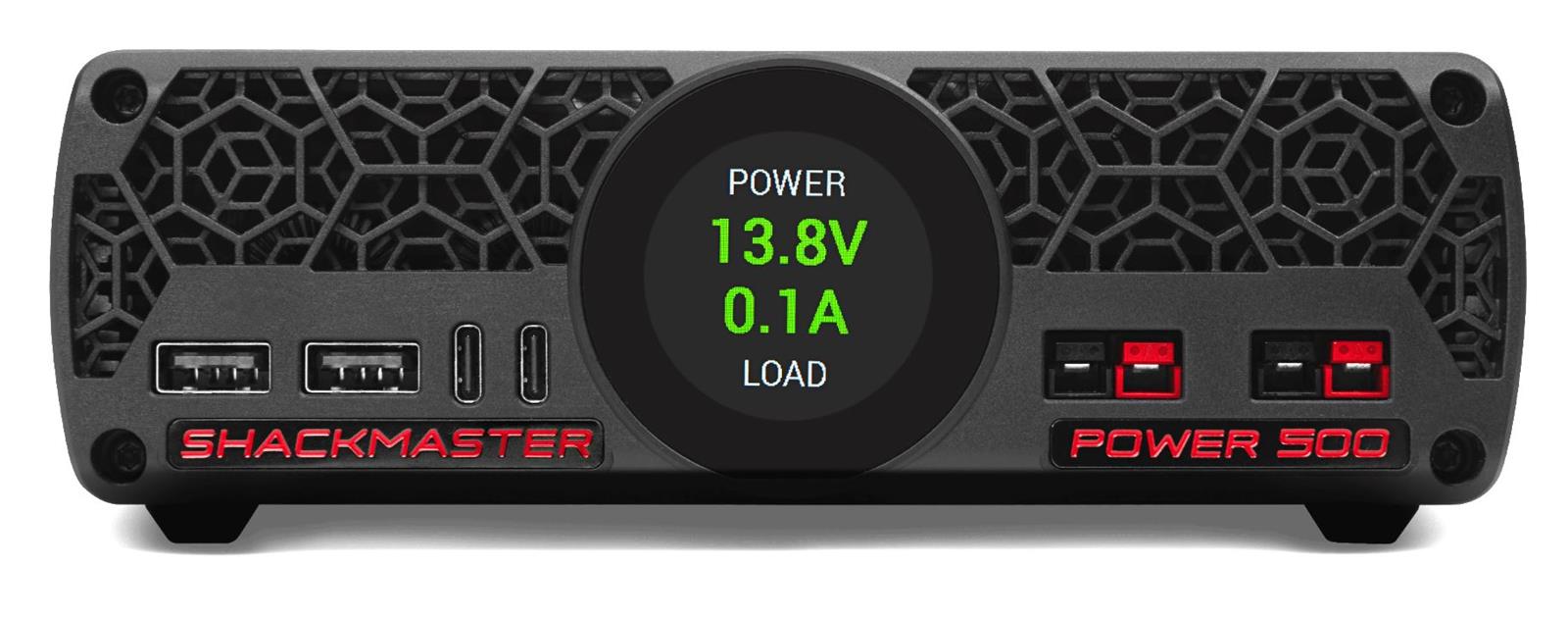 RigExpert POWER500 Shackmaster Power 500 Compact Desktop Power Supply ...