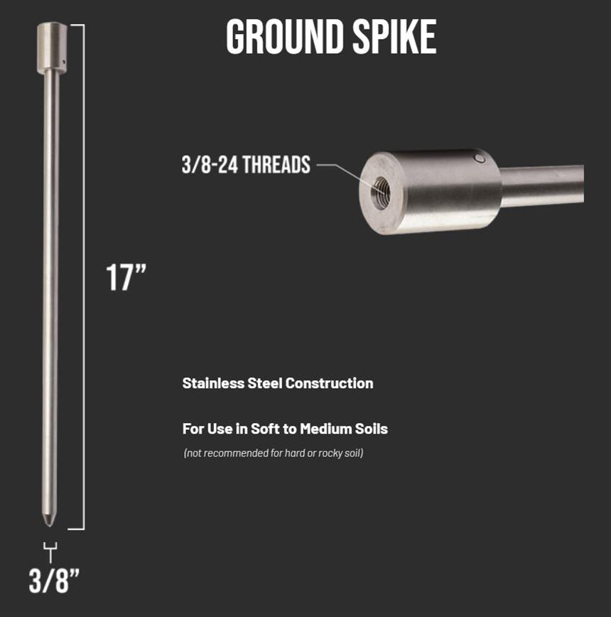 REZ Antenna Systems GSPIKE REZ Antenna Systems Ground Spike | DX ...