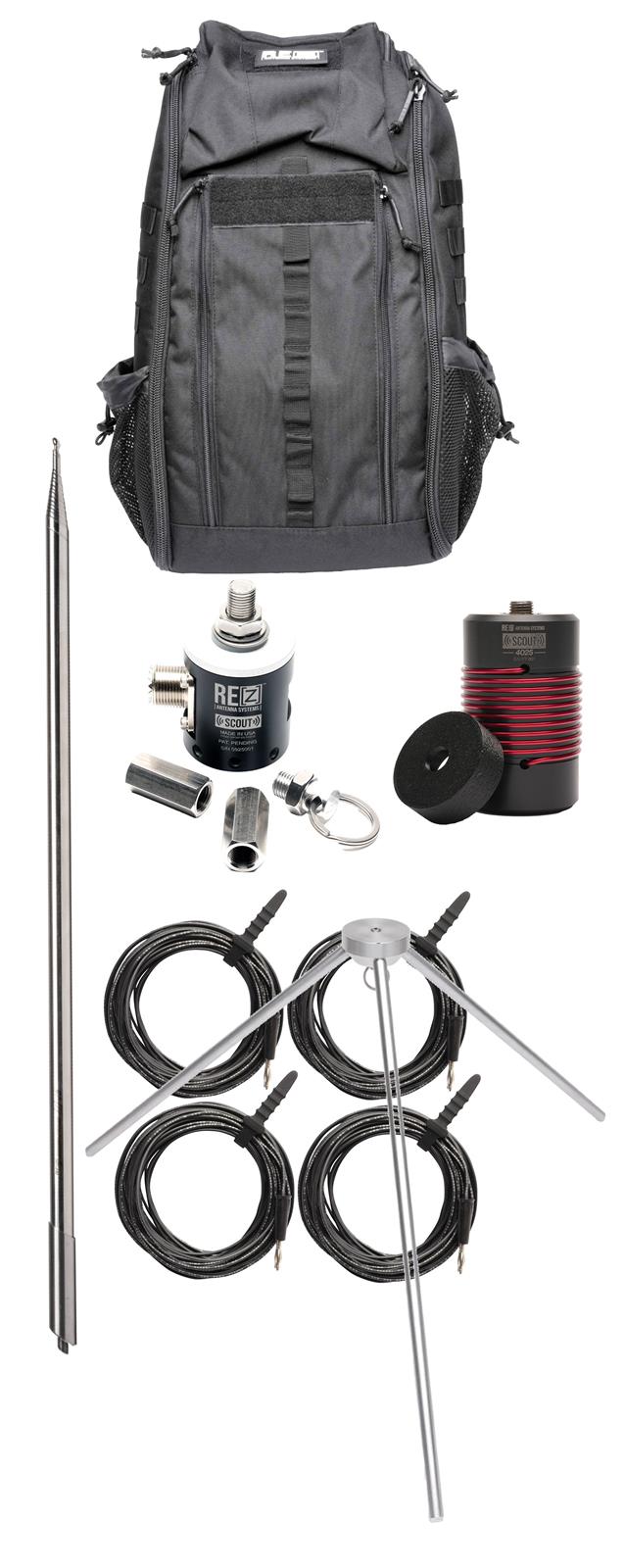 REZ Antenna Systems SCOUTXFKIT-4 REZ Antenna Systems Scout XF Portable ...