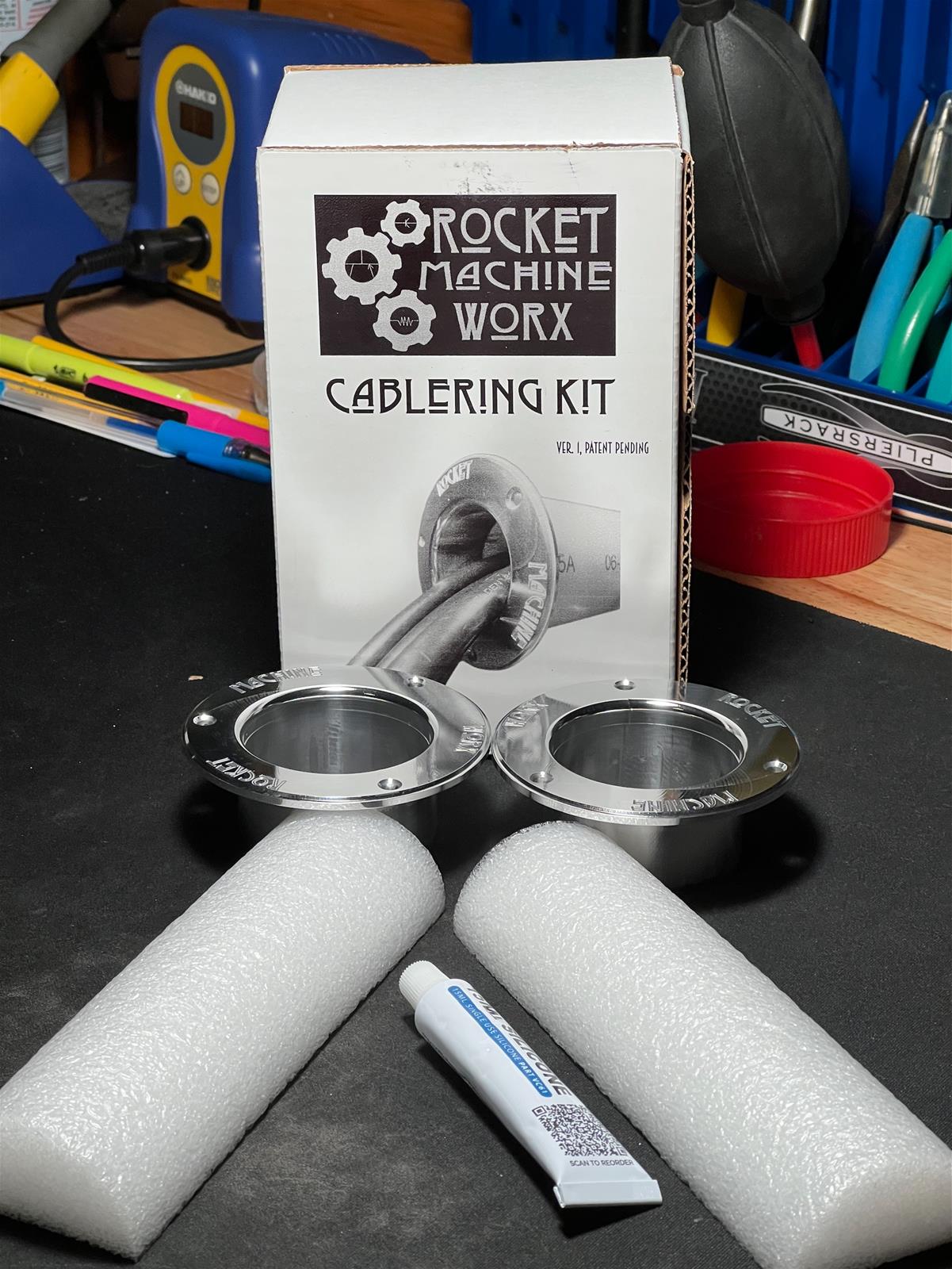 Rocket Machine Worx CBLRING-KIT Rocket Machine Worx CableRing Cable Feedthrough Kits | DX ...