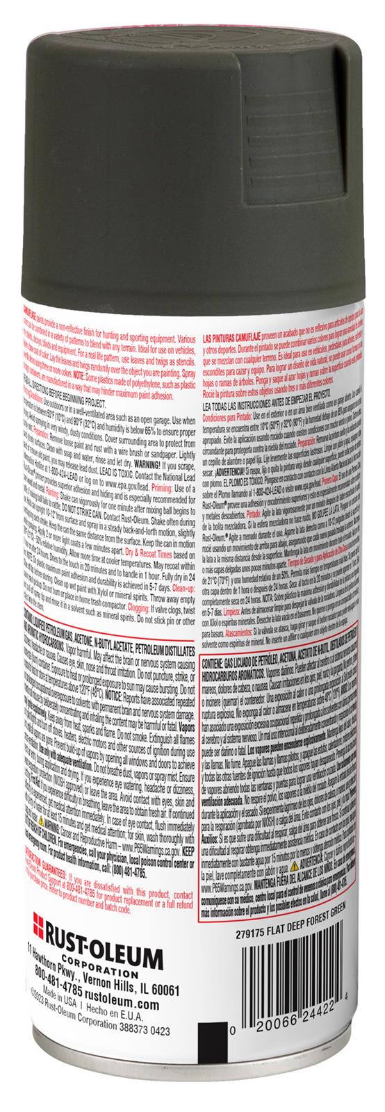 Rust-Oleum Corporation 279175 Rust-Oleum Specialty Camouflage Paints ...