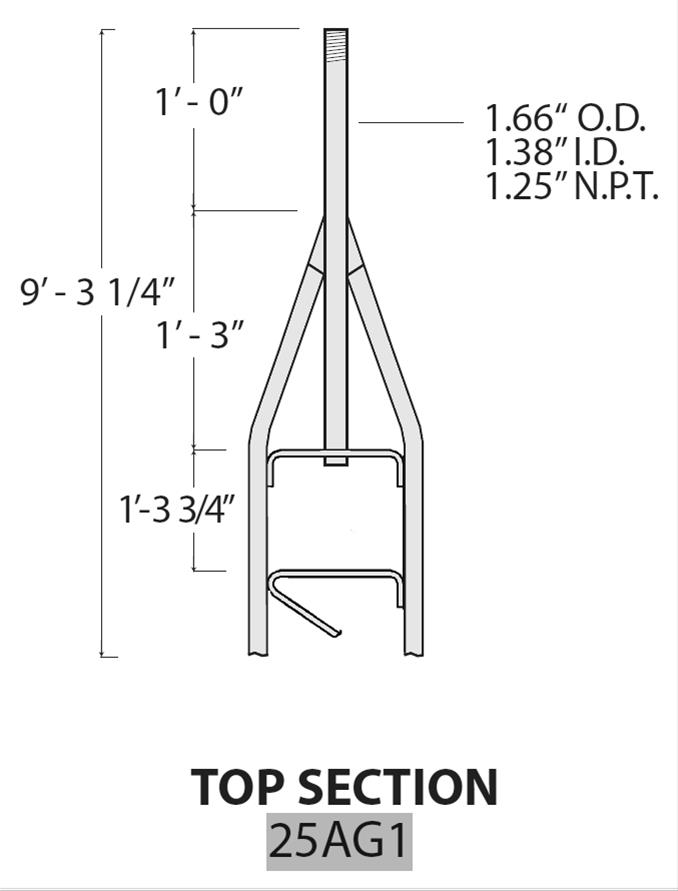 ROHN 25AG1 ROHN 25G Tower Sections | DX Engineering