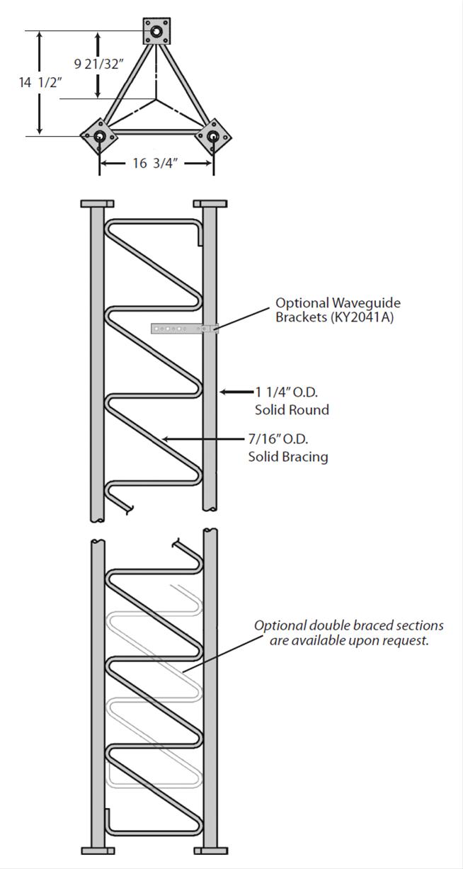 ROHN 45GSR10 ROHN 45GSR Tower Sections | DX Engineering