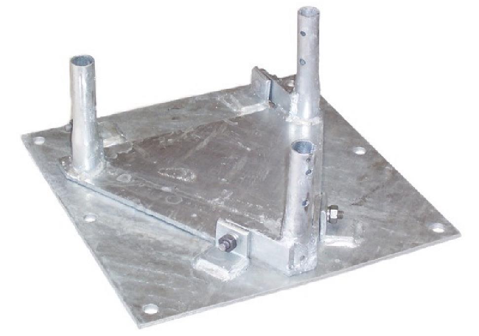 ROHN BPH25G ROHN Hinged Tower Base Plates | DX Engineering