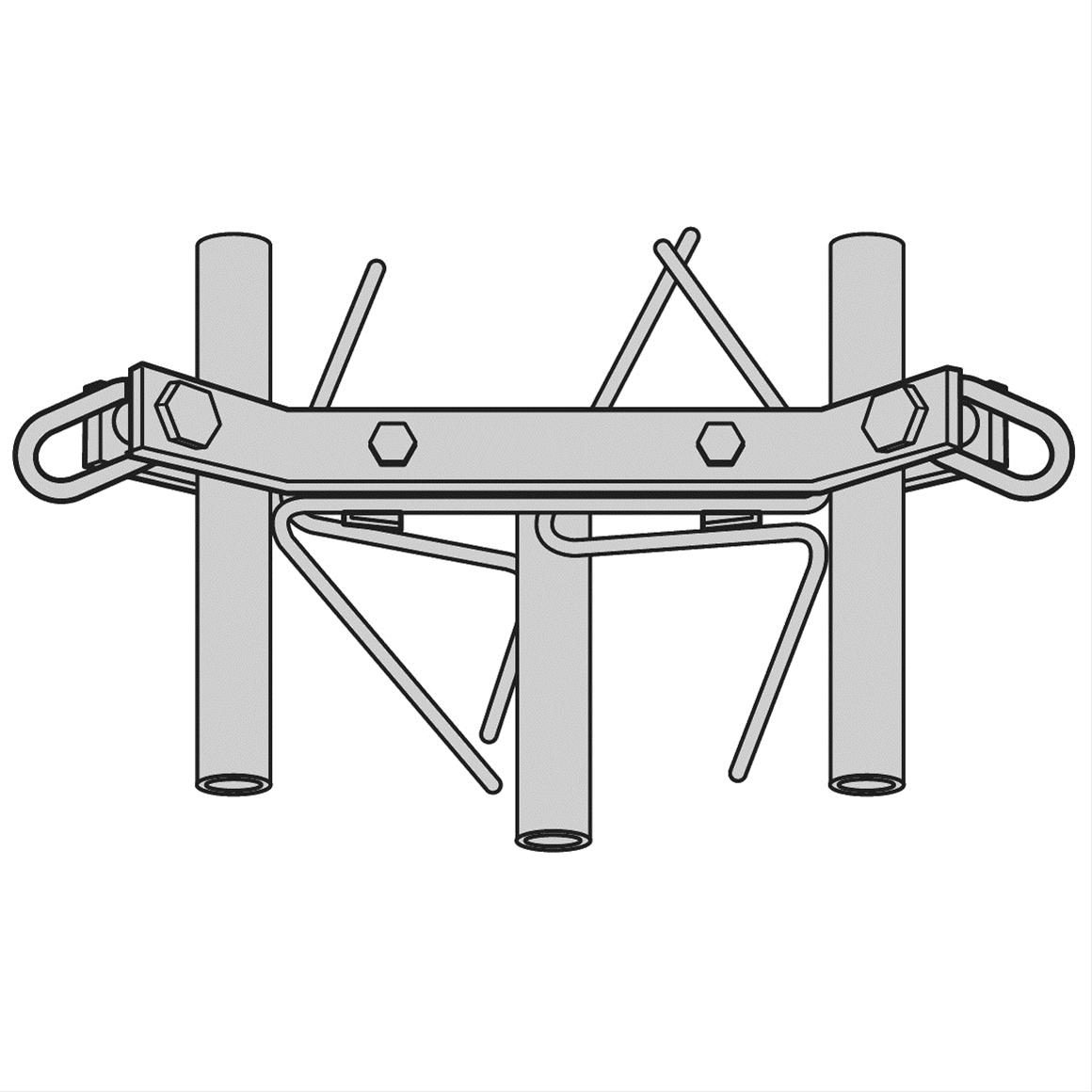ROHN GA55GD ROHN Guy Bracket Assemblies | DX Engineering
