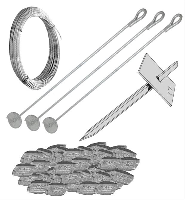 ROHN H503WAYGUY ROHN Telescoping Mast Guy Kits | DX Engineering