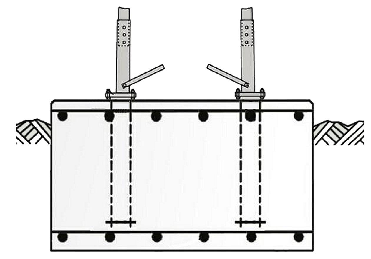 ROHN RAL02 ROHN RAL Series Tower Base Anchors | DX Engineering