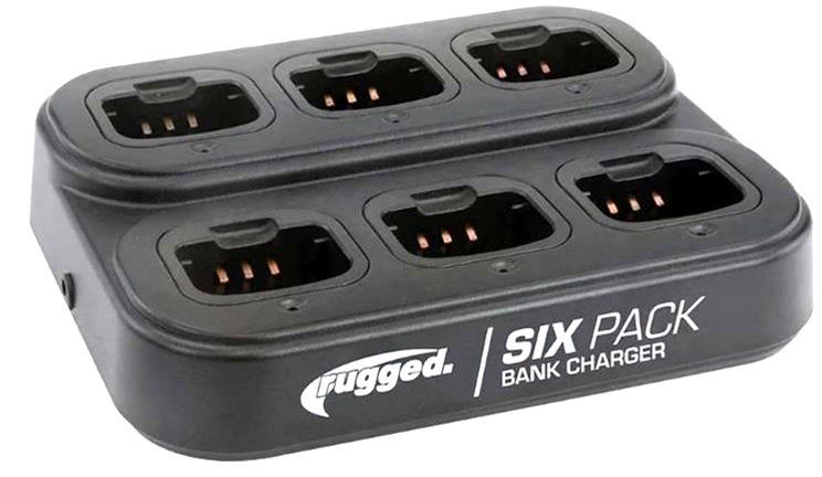 Rugged Radios 6PACK-GMR2 Rugged Radios Six Bank Handheld Radio Chargers ...