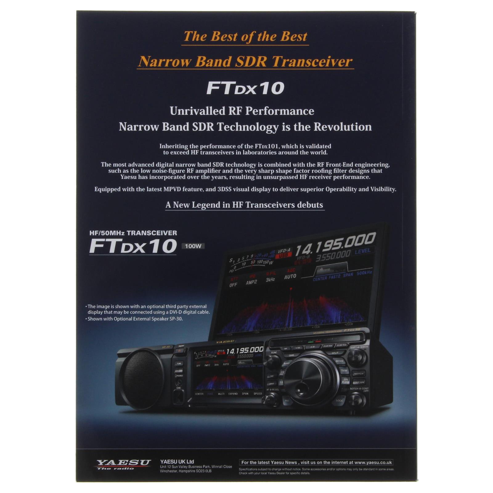 Radio Society of Great Britain RT10 Radio Today Guide to the Yaesu ...