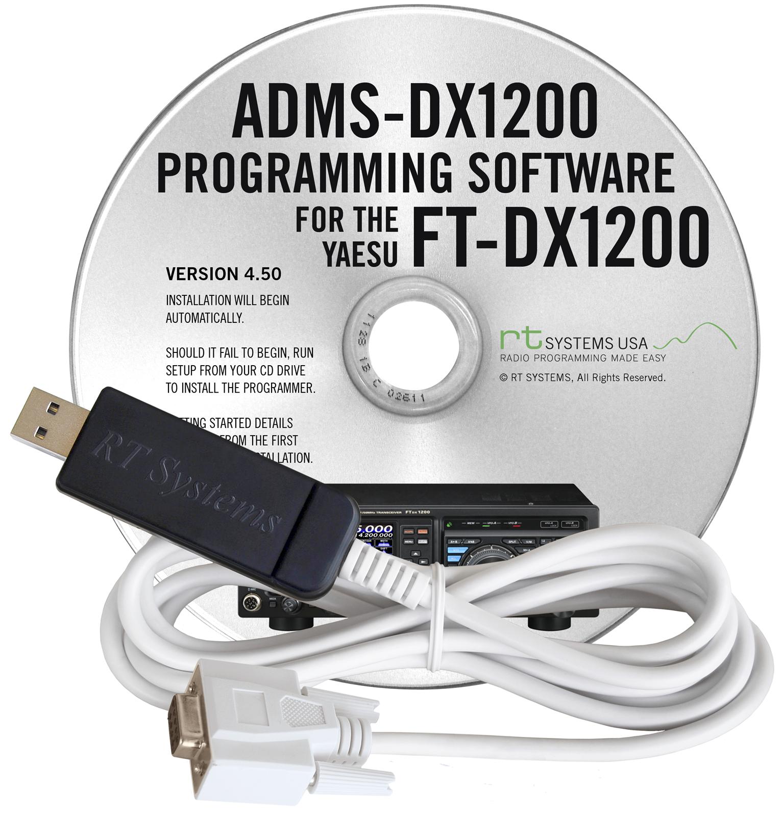 RT Systems Radio Programming Software ADMS-DX1200-USB - Free Shipping ...