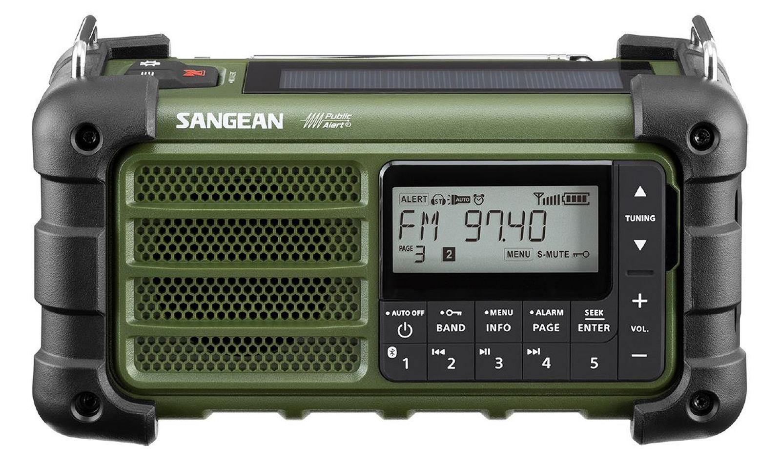 SANGEAN MMR-99 Sangean MMR-99 AM/FM-RDS/Weather/Bluetooth Emergency ...