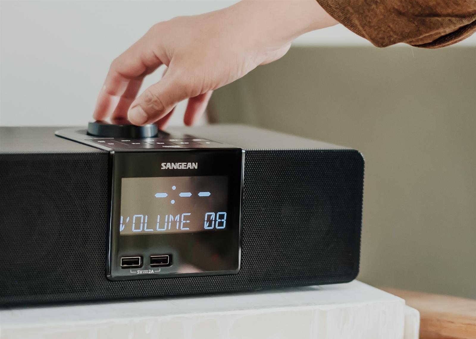 SANGEAN RCR-40 Sangean RCR-40 AM/FM/Bluetooth Clock Radios | DX Engineering