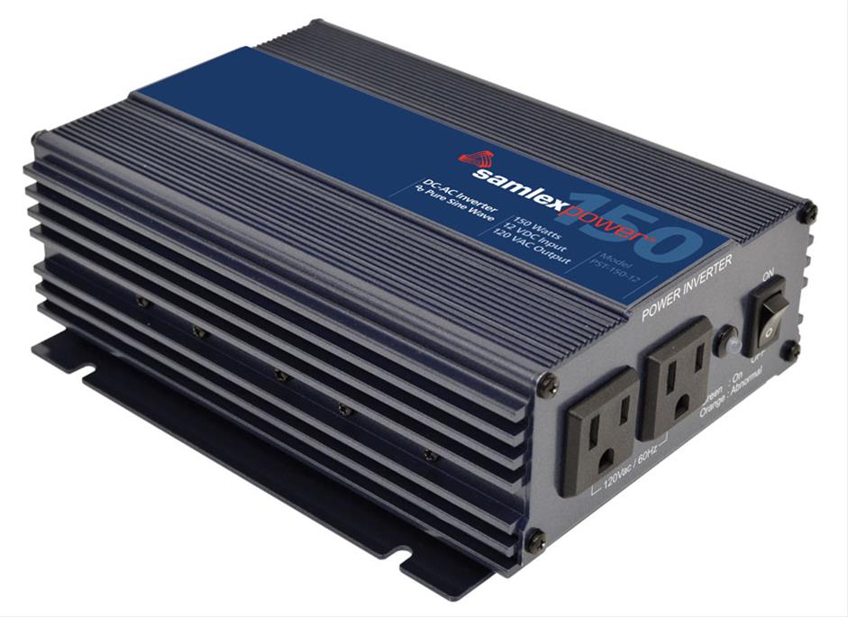 Samlex PST-150-12 Samlex DC/AC Pure Sine Wave Power Inverters | DX ...