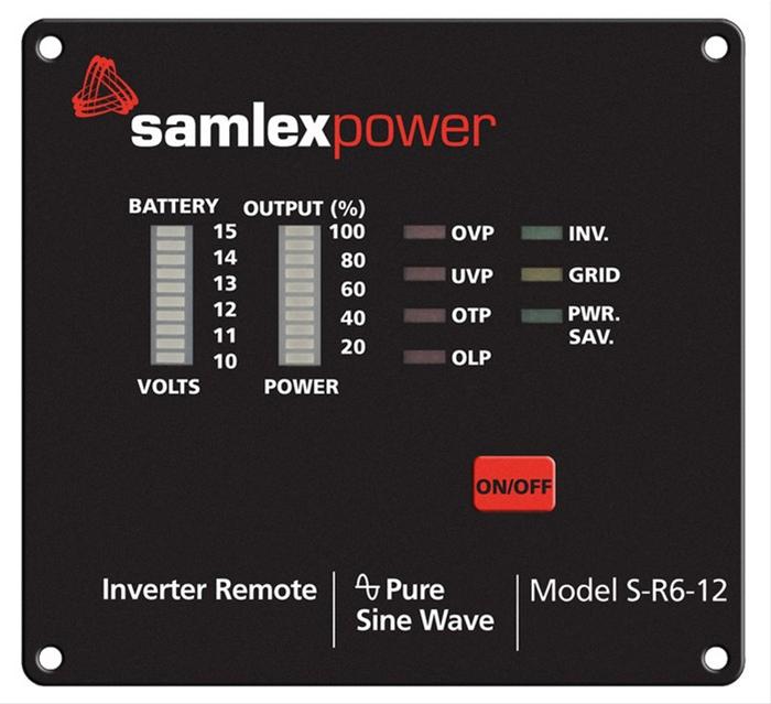 Samlex S-R6-12 Samlex Inverter Remote Controls | DX Engineering