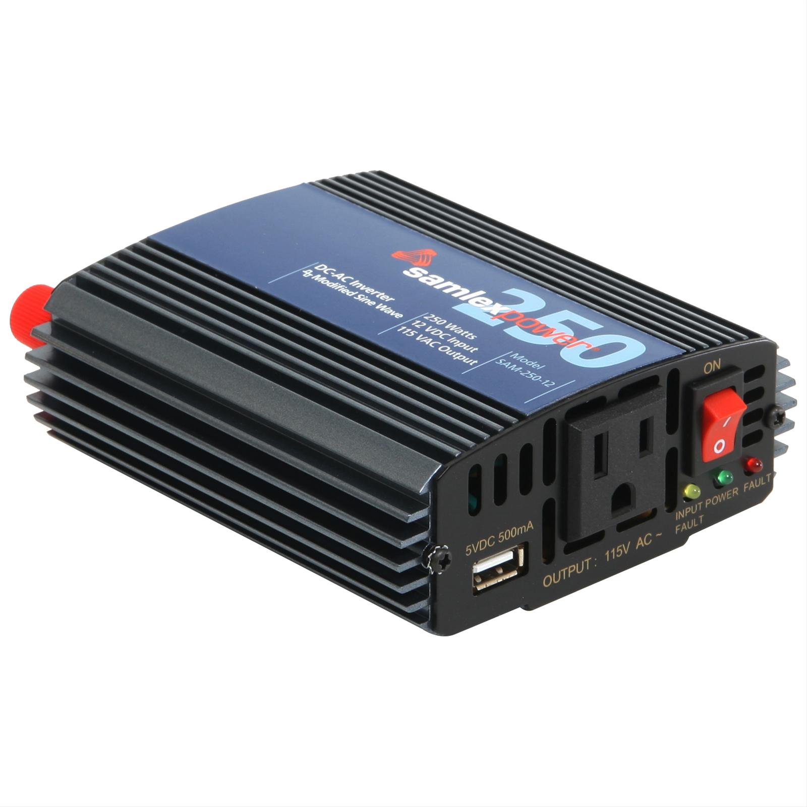 Samlex SAM-250-12 Samlex DC/AC Modified Sine Wave Power Inverters | DX ...