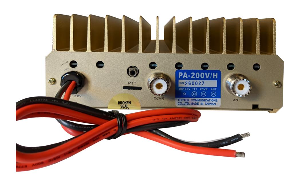 Toptek Communications PA-200V-H Toptek Communications PA-200V/H VHF 144 ...