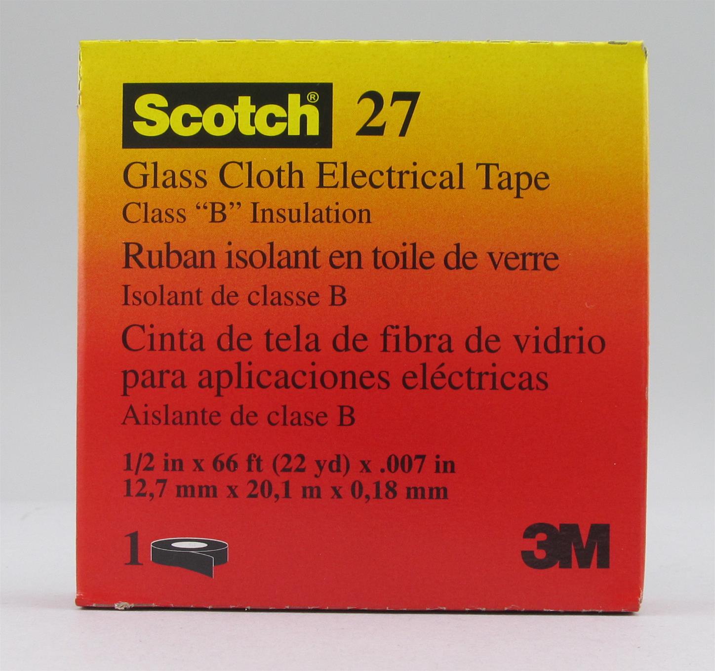 3M 7100026249 3M Products Scotch 27 Glass Cloth Electrical Tape | DX ...