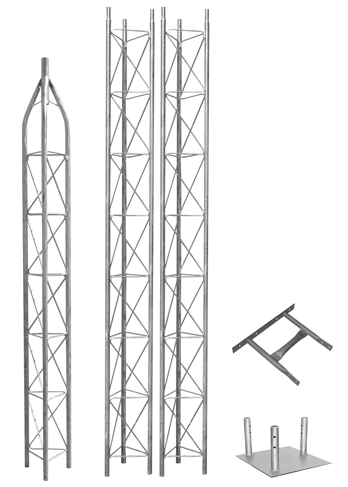 American Tower Company AME25-K30BGR Amerite 25 Series Bracketed Tower ...