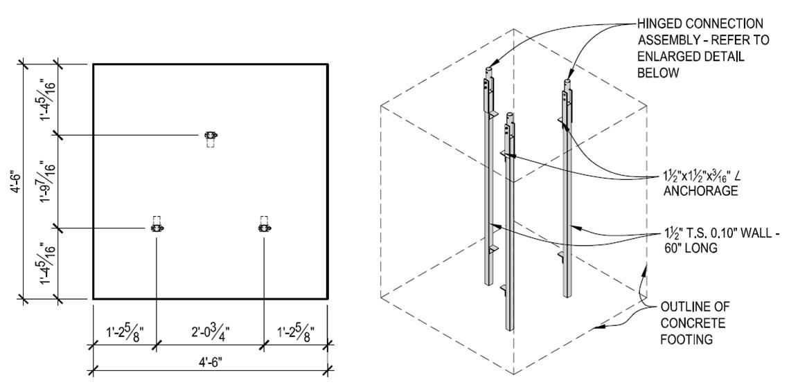 Universal Towers B-26 Universal Towers Tower Base Anchors | DX Engineering