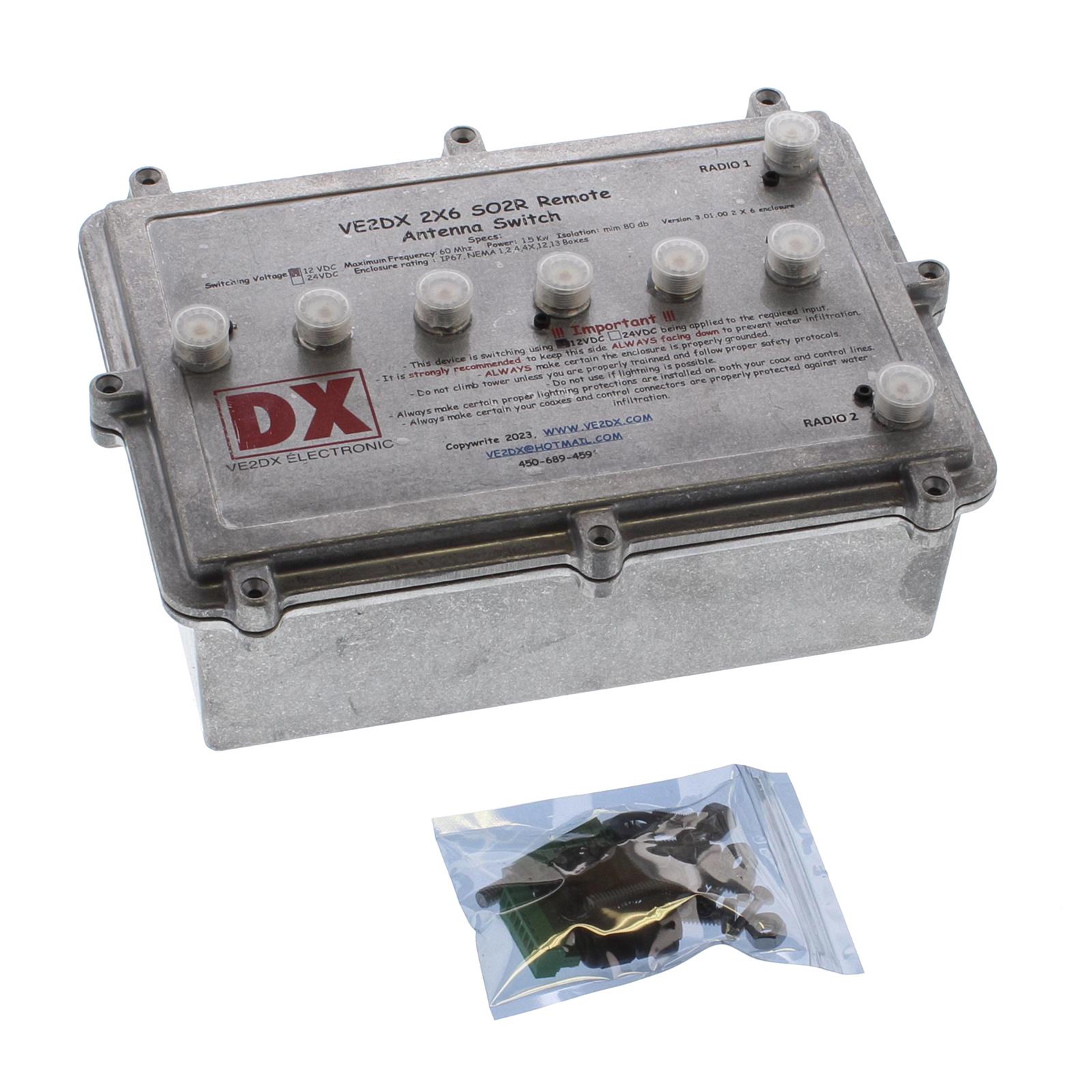 VE2DX Electronics 2X6AS-12 VE2DX Electronics SO2R 2X6 Remote Antenna ...