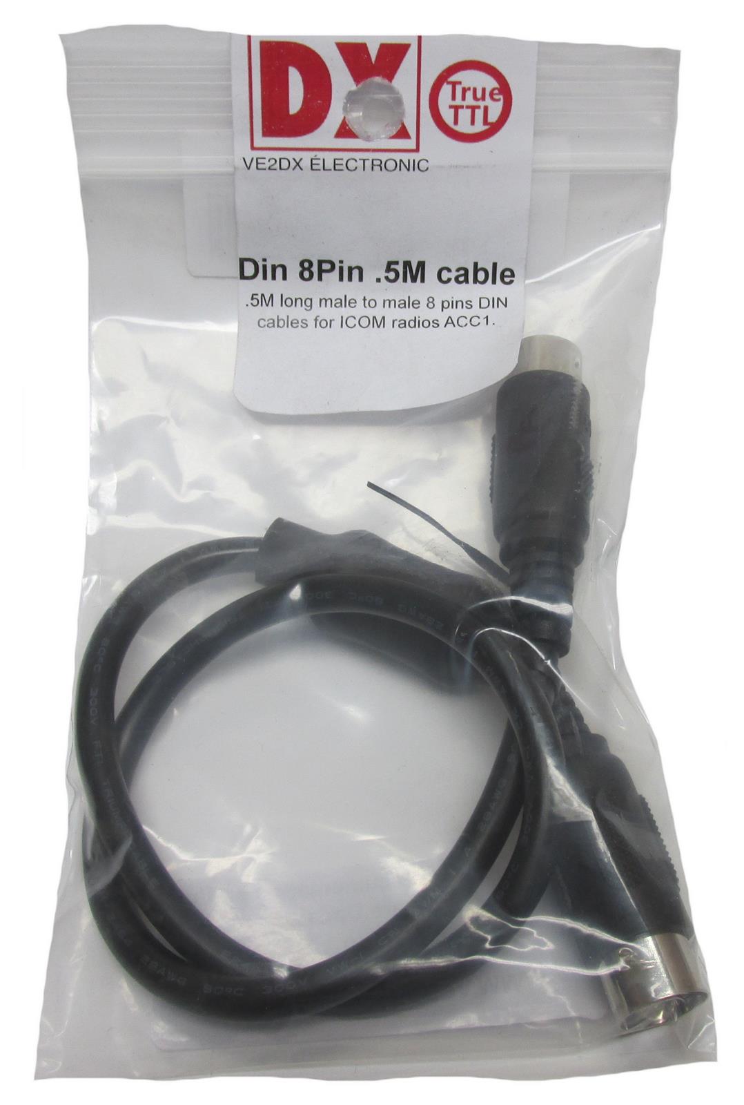 VE2DX Electronics 8PINDIN-M2M VE2DX Electronics Filtered DIN Cable ...