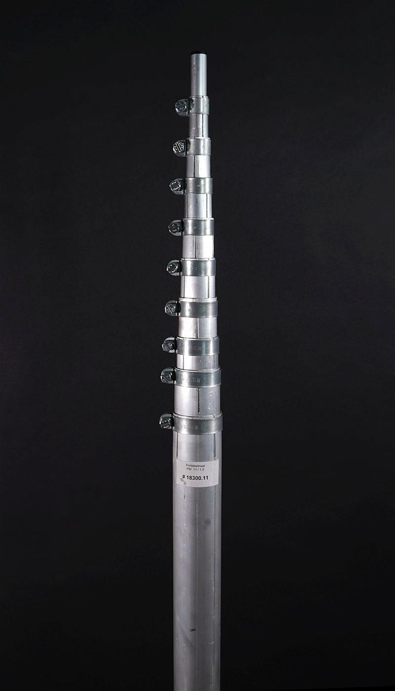 WiMo Antenennen und Electronik 18300-11 WiMo Aluminum Telescoping Masts ...