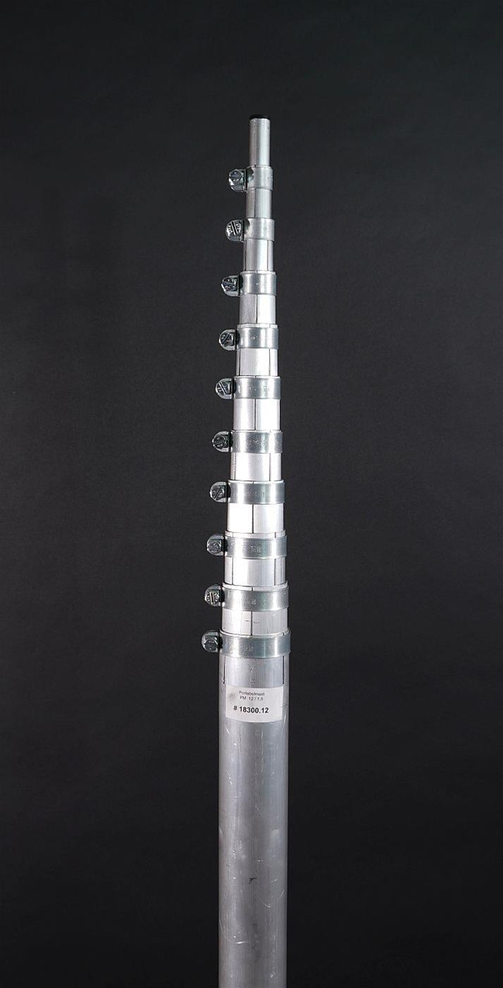 WiMo Antenennen und Electronik 18300-12 WiMo Aluminum Telescoping Masts ...