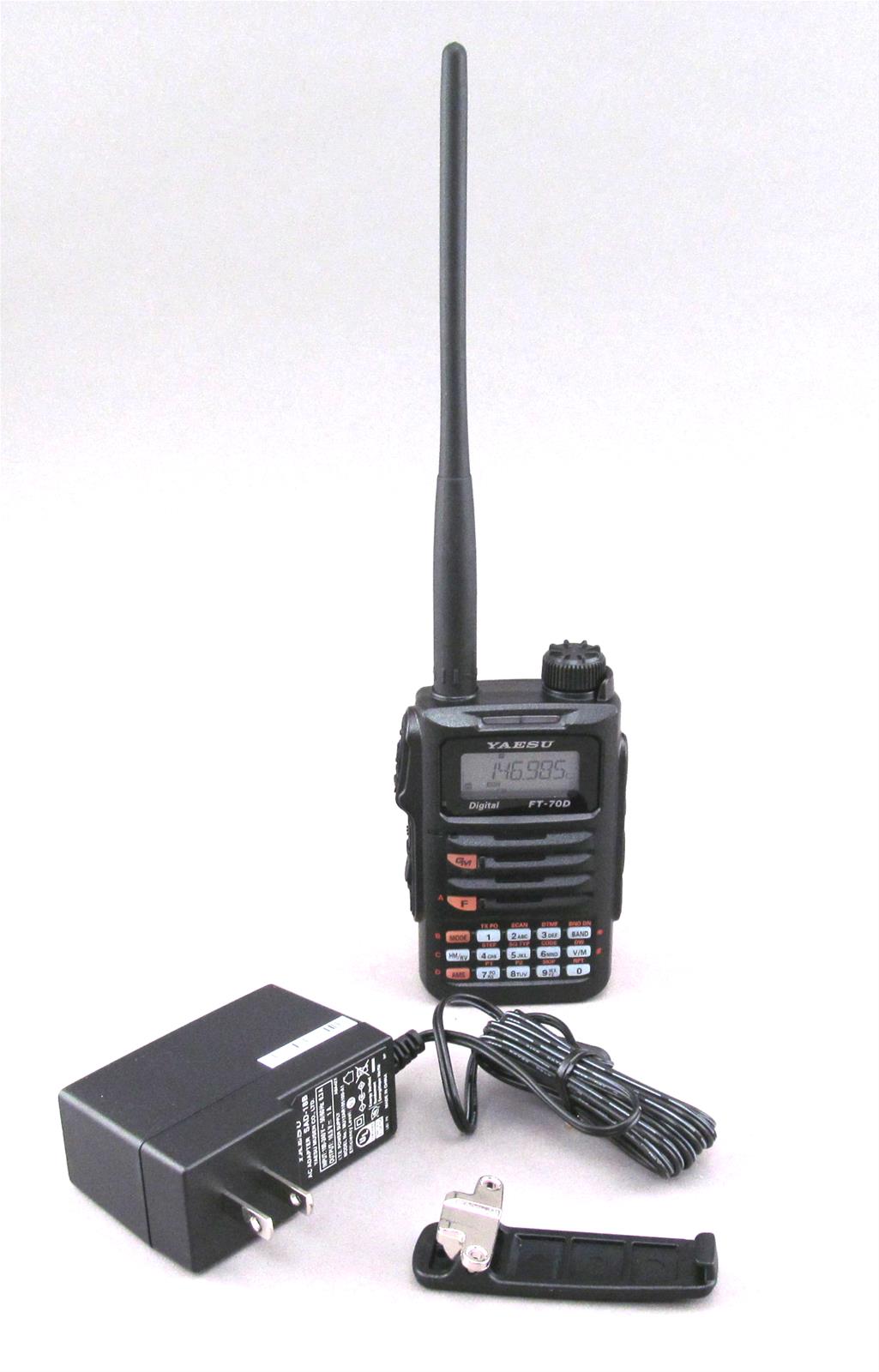 Yaesu FT-70DR Yaesu FT-70DR 144/430 MHz Dual-Band C4FM Digital HTs | DX Engineering