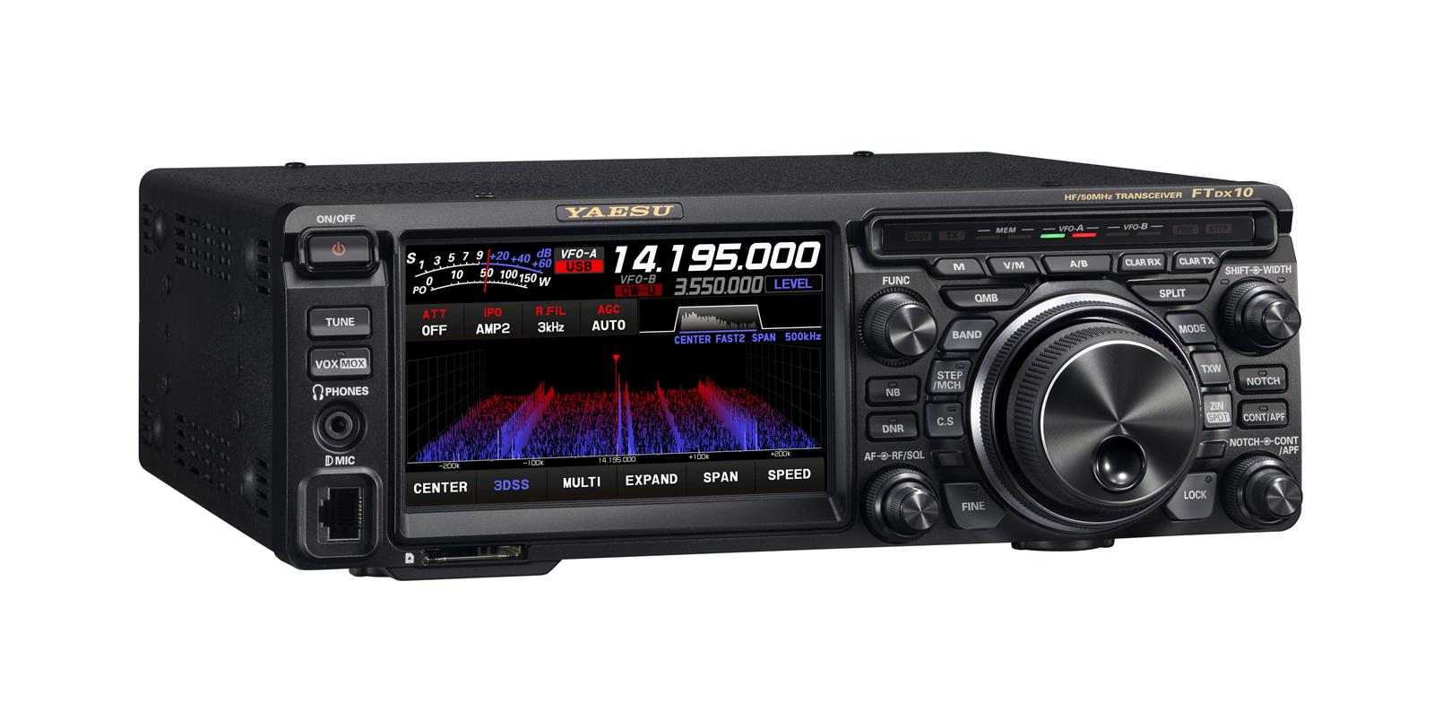 Yaesu FTDX-10 Yaesu FTDX10 Compact HF/50 MHz 100W SDR Transceivers | DX ...