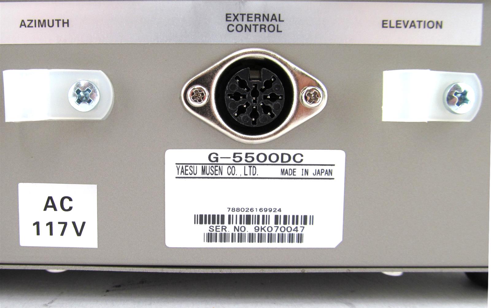 Yaesu G-5500DC Azimuth-Elevation Rotator Systems G-5500DC