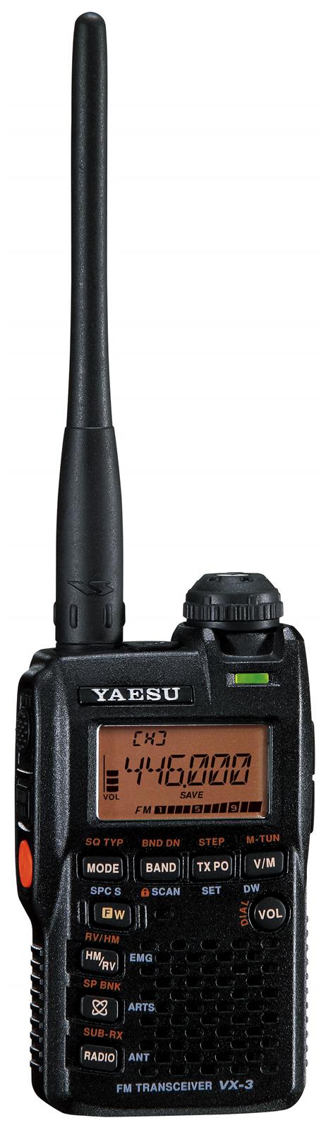 Yaesu VX-3R Yaesu VX-3R 2m/70cm FM Dual-Band Ultra-Compact FM HTs | DX ...